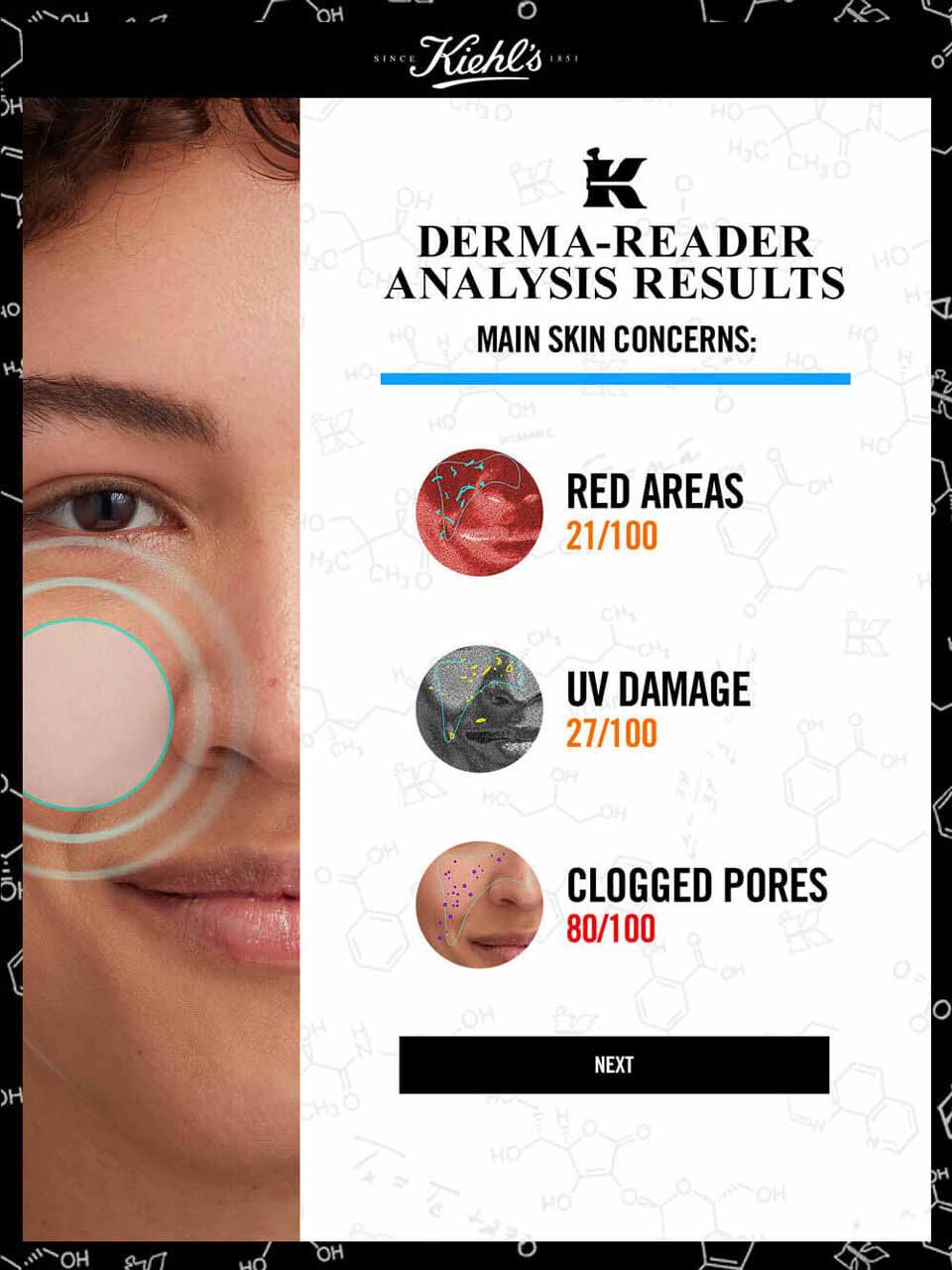 HAUTANALYSE vor Ort mit dem Derma Reader | Kiehl's